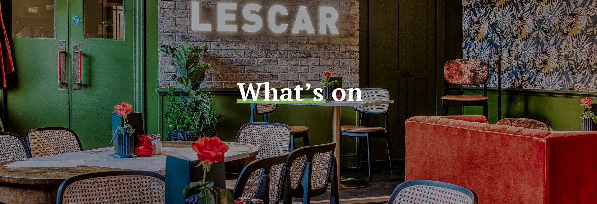 Events at The Lescar Sheffield